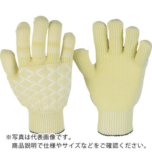特長：耐切創性と耐衝撃性を備えたケブラー［［R下］］素材の手袋です。編み込み部が衝撃吸収の役割を果たし、断熱効果もあります。用途：ガラス、鉄鋼、機械、プレスを扱う作業に。仕様：色：イエローサイズ：L全長(cm)：23.0手のひら周り(cm)...
