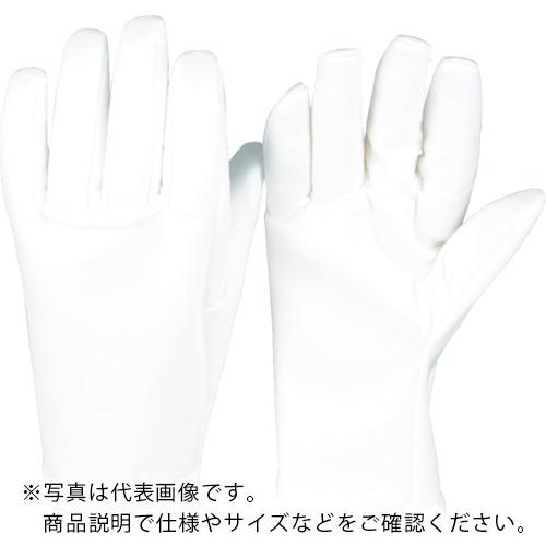 特長：ケバだちが少なく、低発塵仕様の低温耐熱手袋です。やわらかく作業性に富んでいます。裏地のラッセルメッシュ生地が肌への瞬時の熱伝導を防ぎます。用途：組立作業、検査業務用として。仕様：色：ホワイトサイズ：L全長(cm)：28手のひら周り(c...
