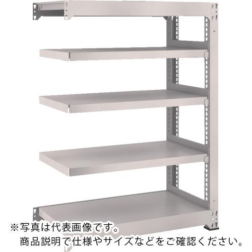 特長：ボルトを1本も使用していないボルトレス構造で、分解・組み立てが簡単。組立作業の時間を大幅に短縮できます。棚の段変更が、25mmピッチで、自由に調整、変更ができます。高さ、奥行が同じであれば、増結することができます。また、支柱を兼用する...