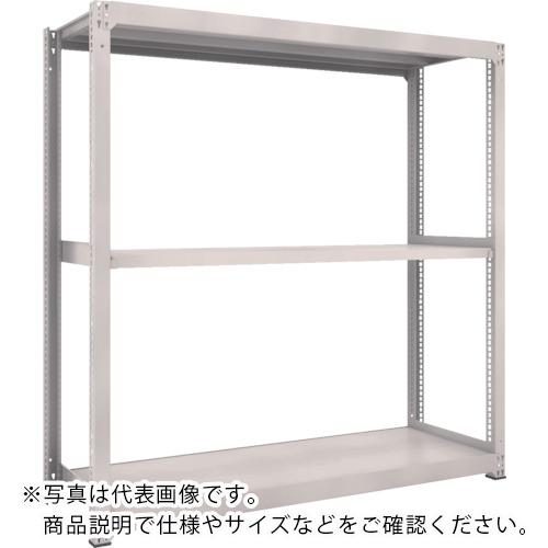 特長：ボルトを1本も使用していないボルトレス構造で、分解・組み立て作業が簡単で、作業時間を大幅に短縮できます。棚の段変更が、25mmピッチで、自由に調整、変更ができます。高さ、奥行が同じであれば、増結することができます。また、支柱を兼用する...