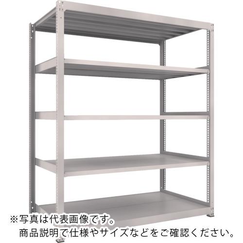 特長：ボルトを1本も使用していないボルトレス構造で、分解・組み立て作業が簡単で、作業時間を大幅に短縮できます。棚の段変更が、25mmピッチで、自由に調整、変更ができます。高さ、奥行が同じであれば、増結することができます。また、支柱を兼用する...