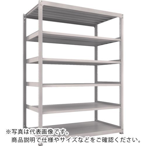 特長：ボルトを1本も使用していないボルトレス構造で、分解・組み立てが簡単。組立作業の時間を大幅に短縮できます。棚の段変更が、25mmピッチで、自由に調整、変更ができます。高さ、奥行が同じであれば、増結することができます。また、支柱を兼用する...