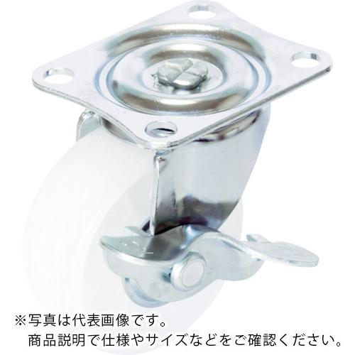 特長：走行性、耐荷重性を備えた小型キャスターです。用途：事務機器や家具、運搬車や軽量ラック等、幅広い用途に。仕様：許容荷重(daN)：55許容荷重(kgf)：56.1車輪径D(mm)：65車輪幅(mm)：25取付高H(mm)：80取付座A(...