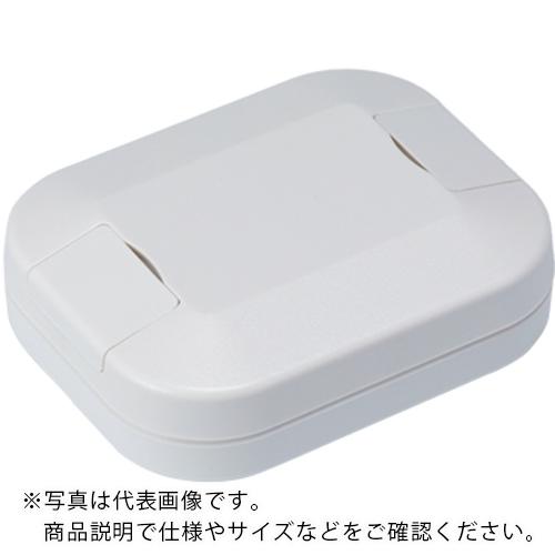 特長：保護等級IP67、ホワイトグレー色は紫外線による変色、劣化のしにくいASA樹脂製です。ブラインドカバーを外すだけで壁や金具に取付け可能です。仕様：色：ホワイトグレー高さ(mm)：18縦(mm)：65横(mm)：52材質／仕上：ASA樹...