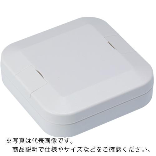 特長：保護等級IP67、ホワイトグレー色は紫外線による変色、劣化のしにくいASA樹脂製です。ブラインドカバーを外すだけで壁や金具に取付け可能です。仕様：色：ホワイトグレー高さ(mm)：22縦(mm)：75横(mm)：75材質／仕上：ASA樹...