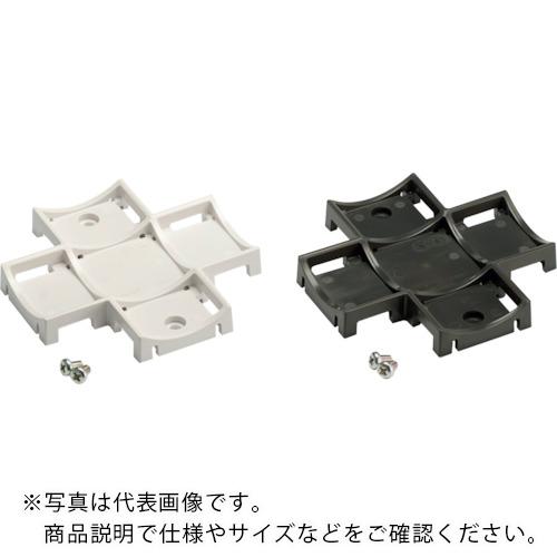 特長：耐候性樹脂製のポール・電柱取付具です。ボックスに穴加工をしないで取付可能ですので防水性を損ねることはありません。WPMB-M4-2は縦、横、両方向に使用できます。仕様：色：ホワイトグレー材質／仕上：ASA樹脂　●代表画像について 商品...