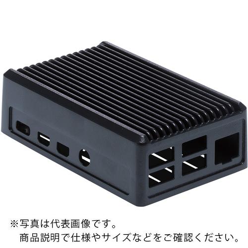 特長：Raspberry Pi 4B用の放熱型ヒートシンクケースです。上面カバーはヒートシンク形状で効率良く熱を外に逃がす形状で、アルミダイキャスト製で強度にも優れています。カバー内部は、熱伝導突起有り(Hタイプ)、無し(Nタイプ)が選択で...
