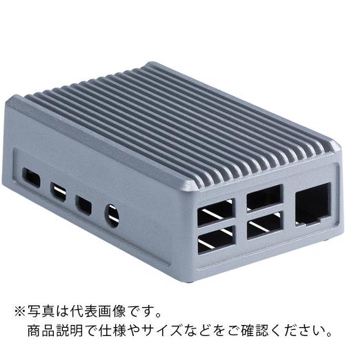 特長：Raspberry Pi 4B用の放熱型ヒートシンクケースです。上面カバーはヒートシンク形状で効率良く熱を外に逃がす形状で、アルミダイキャスト製で強度にも優れています。カバー内部は、熱伝導突起有り(Hタイプ)、無し(Nタイプ)が選択で...