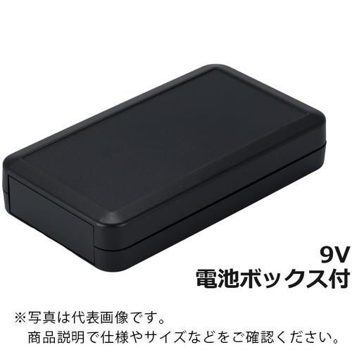 特長：テーパー付でシャープなデザインのハンドタイプケースです。仕様：Rohs対応品電池構造：006P(9V)電池×1本材質／仕上：難燃性ABS　●代表画像について 商品によっては、代表画像を使用している場合がございます。 商品のカラー、サイ...