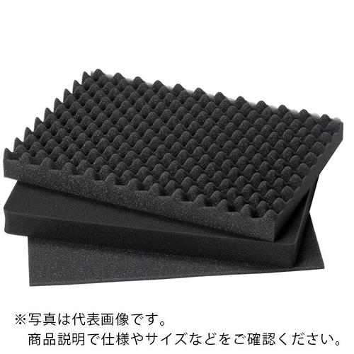 特長：15mm/20mmごとに切目の付いたポリウレタン製スポンジフォームセットです。切目を収納機器の形状に合わせ、任意の形状に切取る事が可能です。仕様：Rohs対応品対応ケース：MAXI393309フォーム層数：(波打型×1、切目付×1、下...