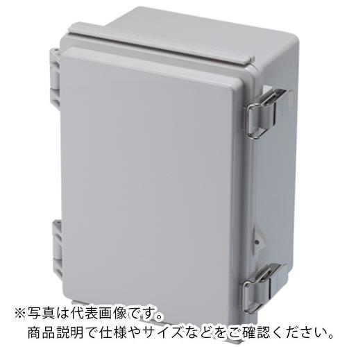 特長：保護等級IP65の開閉式ボックスでメンテナンスが容易なタイプです。FA・制御/電設工事用など様々な分野で使用可能な汎用プラボックスです。用途：汎用ボックス仕様：間口(mm)：135奥行(mm)：185高さ(mm)：100.5付属ビス：...