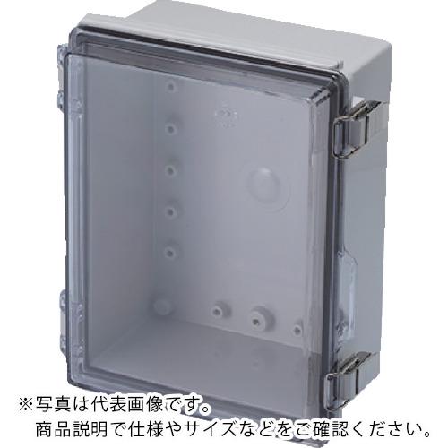 特長：保護等級IP65の開閉式ボックスでメンテナンスが容易なタイプです。FA・制御/電設工事用など様々な分野で使用可能な汎用プラボックスです。用途：汎用ボックス仕様：間口(mm)：160奥行(mm)：210高さ(mm)：100付属ビス：M4...