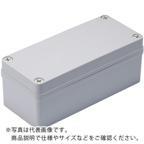 特長：ポリウレタン製防水ガスケット付のビス止めタイプの小型ボックスです。FA・制御/電設工事用など様々な分野で使用可能な汎用プラスチックボックスです。用途：コントロールボックス仕様：間口(mm)：80奥行(mm)：180高さ(mm)：70付...