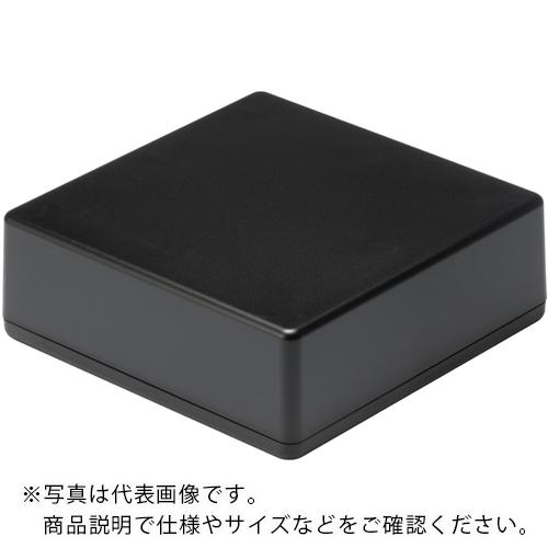 特長：ビス止め構造の小型汎用プラスチックケースです。基板取付用のボスが付いています。用途：汎用ケース仕様：色：ブラック間口(mm)：125奥行(mm)：125高さ(mm)：45付属ビス：丸サラM3×16、4本基板取付用ボス付きRohs対応品...