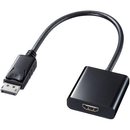 特長：■パソコンに搭載されているDisplayPortコネクタ（メス）をHDMIポート（メス）に変換するケーブル一体型の変換アダプタです。※ディスプレイモニター側のDisplayPortをHDMIポートに変換することはできません。■映像信号...