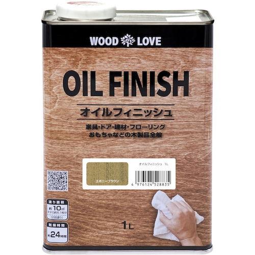 特長：木目の質感をそのまま生かす「オイルフィニッシュ仕上げ」の木材専用塗料です。塗膜を形成せずに木材に深く浸透して、木材を保護します。木材に浸み込ませ、布でふき取るだけで、色ムラのないプロの仕上がり感に。亜麻仁油ベースで木の呼吸を妨げない、...