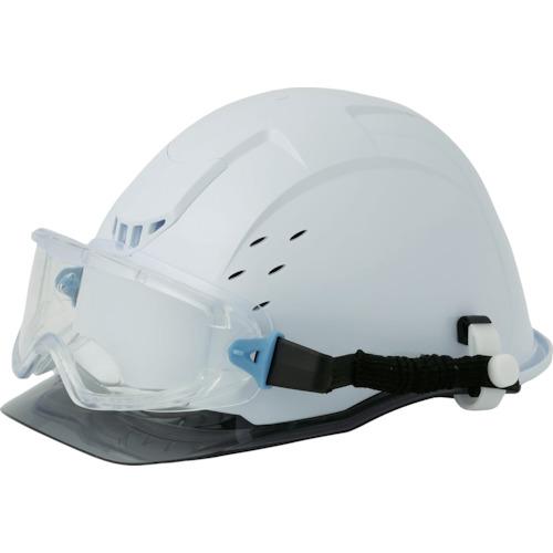 特長：ヘルメット装着時のゴーグル着脱(上げ下げ)が容易です。ヘッドバンド式に比べ、ヘルメット装着時の顔への密着性が高まります。耐久性に優れ、バンドがすぐに伸びて困るという方に最適です。仕様：レンズ色:クリアフレーム色:クリア幅(mm):24...