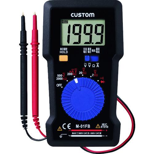 特長：コンパクトなボディーに電圧(直流、交流)、電流（直流）、抵抗、導通チェック機能（ブザー、LED）、ダイオードチェック機能を持たせた、小型軽量のデジタルマルチメータです。テストリードを本体周囲に巻き付けて収納可能です。(袋型ソフトケース...