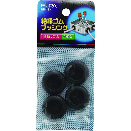 特長：埋込ボックスなどに電線を入れる際の絶縁・保護に使用します。仕様：材質：ゴム入数：4個寸法：φA26mm、φB19mm、φC15mm、D8.5mm、E1.5mm色：黒推奨板厚(mm)：1.5幅(mm)：26取付穴寸法(mm)：15外径(...