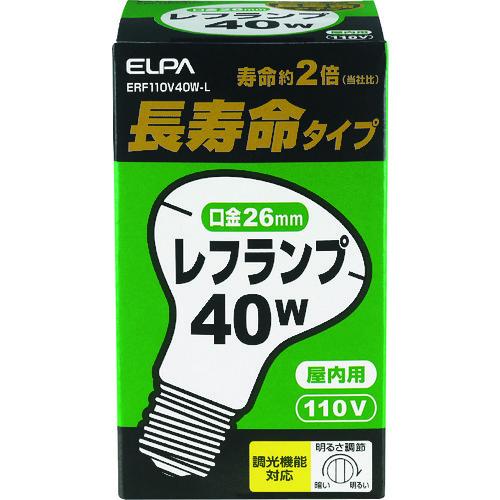 特長：長寿命タイプです。仕様：定格：110V 40W定格寿命：3,000時間明るさ（全光束）：210lm消費電力：40W中心光度：100cdビーム角：110°（散光形）ビーム光束：145lm口金：E26全長：100mmバルブ径：62mm明る...