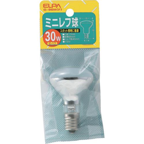 特長：小型タイプの反射形電球。仕様：バルブ径(mm)：45入数：1個色：フロスト光源色：フロスト外径(mm)：45全長(mm)：68消費電力(W)：30口金：E17定格寿命(時間)：約1000定格電圧(V)：110タイプ：レフ形色：フロスト...
