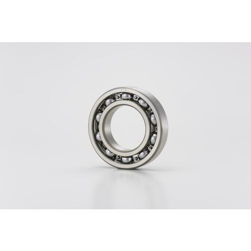 特長：内輪・外輪とも軌道は円弧状の深い溝となっており、ラジアル荷重・両方向のアキシアル荷重または合成荷重を受けることができます。高速回転にも対応します。最も一般的な開放形深溝玉軸受ベアリングです。仕様：使用温度範囲：-25〜120℃内輪径(...