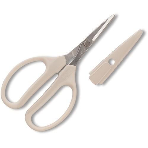 特長：アルミ板0.5mm・ゴム板5.0mm・より線2.0mm2(AMG14)・プラスチック板1.0mm・PPバンド等の素材も切断可能です。やわらかい素材も葉先まできれいに切断でき多用途の作業鋏としてご使用いただけます。仕様：切断目安：生木6...