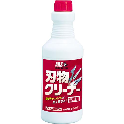 特長：驚きの洗浄力で、刃先についた、樹液（ヤニ・シブ）を落とします。経済的な詰替用です。仕様：液性：アルカリ性詰替用ボトル容量(ml)：500注意：液剤が皮膚に付着した場合は、ただちに水で洗い流してください。薬傷・やけどの恐れがあります。非...