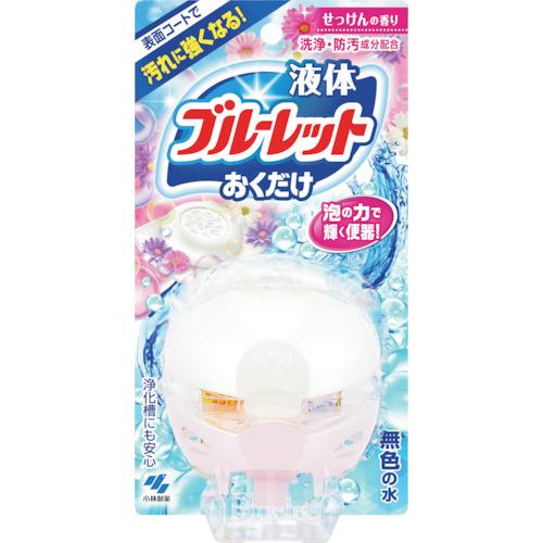 特長：洗浄・防汚成分を配合で流すたびに便器をコートし、汚れの付着を抑えます。泡立ちながら、汚れを洗い流します。フレッシュなせっけんの香りがトイレ空間を爽やかにします。便器の輝きを保ちます。流れる水は無色です。標準的な使用で約1ヶ月間（3〜5...