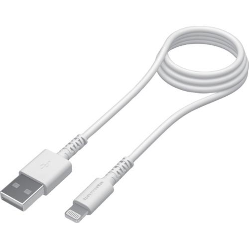 特長：iPhone/iPod/iPadなどの充電とデータ転送に対応しています。ロングブッシュ採用で屈曲強度が高いです。しなやかに曲がり断線しにくいロングライフケーブルです。仕様：ケーブル定格：5V/3A色：ホワイト長さ(m)：1.0コネクタ...