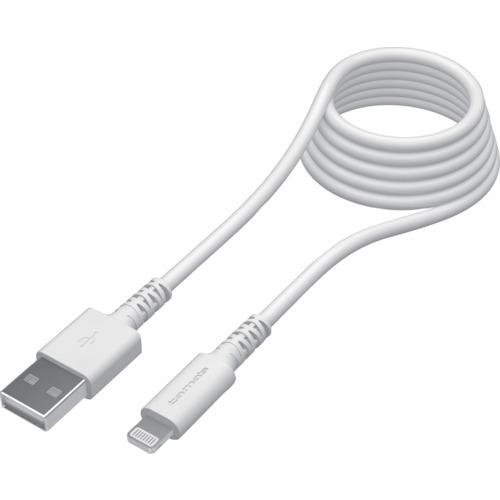 特長：iPhone/iPod/iPadなどの充電とデータ転送に対応しています。ロングブッシュ採用で屈曲強度が高いです。しなやかに曲がり断線しにくいロングライフケーブルです。仕様：ケーブル定格：5V/3A色：ホワイト長さ(m)：2.0コネクタ...