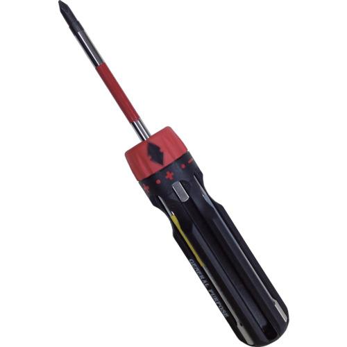 特長：ハンドルに6種類のカラービットを内蔵しています。6色カラー展開で先端サイズの見分けが簡単です。ビットを無くす心配がありません。仕様：刃先：リン酸被膜処理軸長(mm)：78全長(mm)：197先端マグネット：なしセット内容(本)：6セッ...