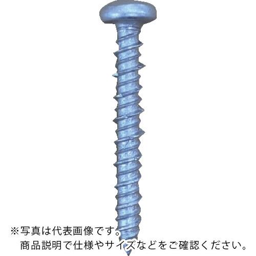 特長：プラグのいらないコンクリート用のねじです。高い防錆力で信頼のあるフッ素シルバー仕上げ(亜鉛メッキ+特殊クロメート+フッ素アルミ樹脂塗装焼成コーティング)です。陳列・保管に便利なPP製パックに梱包されています。仕様：ナベ頭全ねじ箱入呼び...