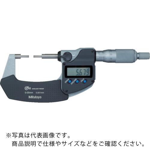 特長：溝の径などを測るのに、両側面を細くしてあります。CE規格品です。スプラインシャフトの溝径などを測定しやすいよう、両測定面を細くしたデジマチックマイクロメータです。保護等級IP65の防水形仕様です。仕様：測定データ出力端子あり測定面は超...