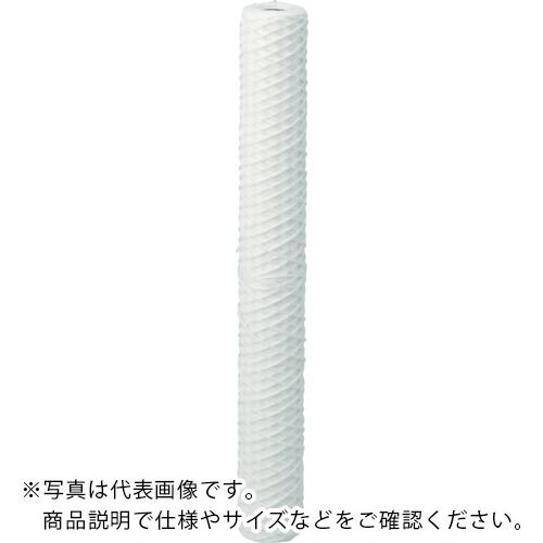 特長：ろ材が綿(コットン)の糸巻きタイプのフィルターカートリッジです。コットン製ろ材のため、高温や薬品への耐性に優れています。密度勾配を持ち、微粒子を効率良く捕捉します。仕様：最高使用温度：121℃推奨交換差圧：0.14〜0.21MPa食品...