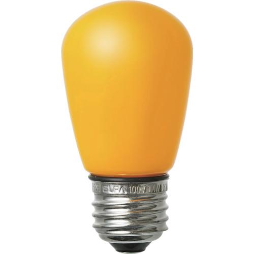 特長：光源にはLEDを使用していますので、消費電力が少ない省エネタイプの屋内・屋外兼用です。仕様：屋内・屋外兼用光源色：黄外径(mm)：45全長(mm)：86消費電力(W)：1.4口金：E26定格寿命(時間)：30000電源(V)：AC10...