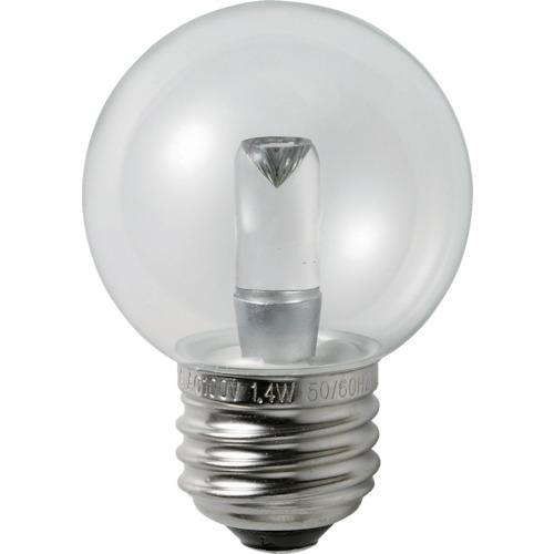 特長：光源にはLEDを使用していますので、消費電力が少ない省エネタイプです。電飾、サイン用照明に適しています。仕様：屋内用定格寿命：30000時間明るさ(lm)：60光源色：クリア昼白色相当外径(mm)：50全長(mm)：70消費電力(W)...