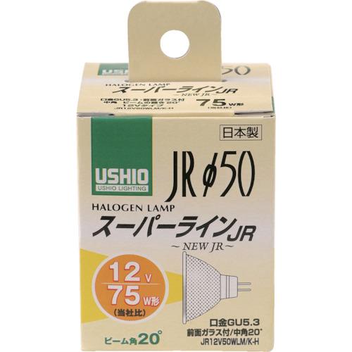 特長：スーパーライン(JRφ50)で理想の配光カーブを追及し、本来あるべき姿の配光を3次元シミュレーションにより実現した、質の高い光を提供するハロゲン電球です。仕様：定格寿命：4000時間明るさ(lm)：980光源色：電球色外径(mm)：5...