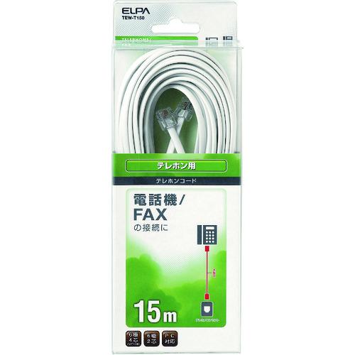 特長：室内のテレホンコンセントと、モジュラータイプの電話機、FAX、モデム内蔵のパソコンなどを接続するときに使用します。6極4芯NTT仕様のホームテレホン、ビジネスホンに使用可能です。6極2芯の一般電話機、留守番電話機、FAXなどのコードと...