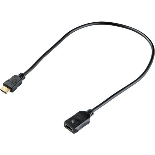 特長：お持ちのHDMIケーブルの延長できます。HDMI端子をテレビ前に移動させることでHDMI機器の抜き挿しが楽になります。サイズの大きいスティック型PCなども隣接する端子の邪魔をせず設置ができます。仕様：長さ(m)：0.5色：ブラックケー...