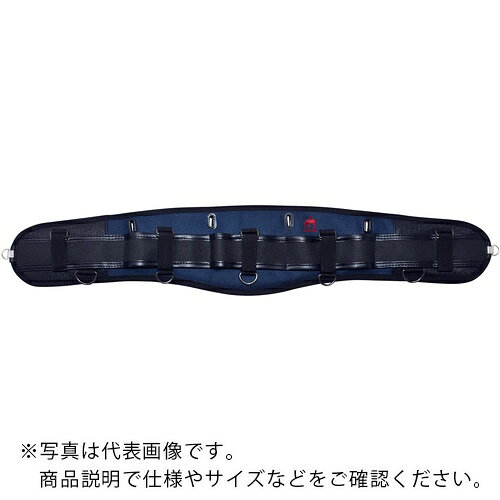 特長：エアー式サポーターベルトです。エアー式でフィット感に優れる半面、密着しないので腰回りが常に爽快です。裏面は汗を吸いやすい不織布を採用しています。多機能ベルトホルダーが3個付いています。Y型ハーネスにも適合します。落下防止用ワイヤーの接...