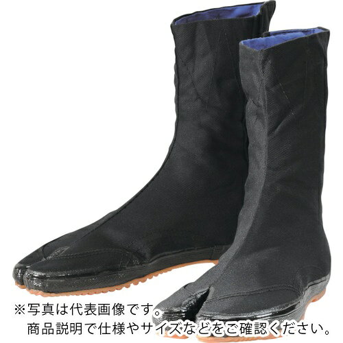 特長：土木・農作業用地下足袋です。底が厚めの貼付タイプです。用途：土木・農作業。仕様：寸法(cm)：28.0色：ブラック材質／仕上：アッパー材:綿底材:ゴム　●メーカー取寄商品について 本商品はメーカーからの取寄商品となります。 納期は、メ...