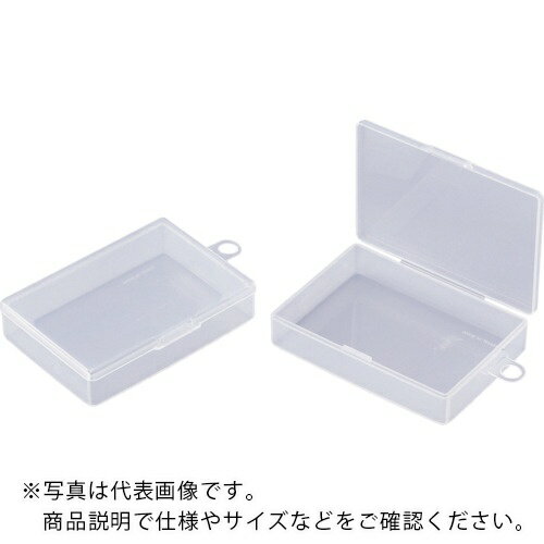 特長：中身の見易い透明タイプです。小物収納に便利です。用途：小物・パーツ類の収納。仕様：色：クリア外形寸法(mm)間口：92外形寸法(mm)奥行：65外形寸法(mm)高さ：22有効内寸(mm)間口：88有効内寸(mm)奥行：61有効内寸(m...
