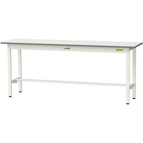 特長：軽作業に最適です。座り作業に最適な高さです。高さ740mmタイプは座り作業用としておすすめです。足元のツナギ(カンヌキ)は前後方向の自由な位置に取付けできます。奥側に取付けすると足元の空間を広々使えます。独自構造により少ないボルトで組...