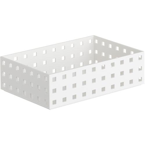 特長：BRICKSは、身の回りのものを「種類別」「用途別」「部屋別」に整理できる収納ケースです。並べて使用する際にすき間が出来ないデザインです。本体底面に滑り止め付です。スタッキング可能用途：デスクまわりの小物や書類、文具、キャビネット内で...