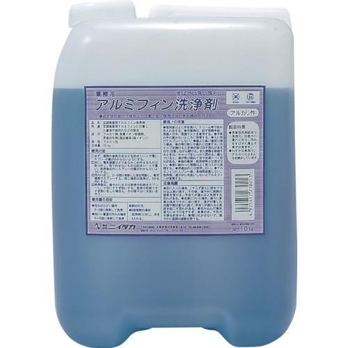 特長：エアコンや冷蔵庫のアルミフィンに付着した汚れを落とす洗浄剤です。用途：エアコン・冷蔵庫などのアルミフィンの洗浄に。仕様：容量(kg)：10希釈倍率：頑固な汚れには2〜5倍、軽度な汚れには5〜15倍幅(mm)：218高さ(mm)：297...