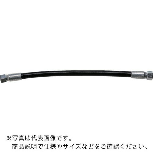 特長：ホースカット、両端継手カシメ加工品の為、後日出荷となりますのでご了承ください。加工品の為、返品はご遠慮ください。3000psi（21MPa）の全サイズ常用圧力が可能です。用途：工作機械、その他油圧設備全般に。仕様：外径(mm)：13....