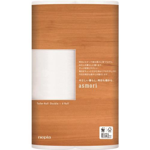 特長：ミシン目入りエンボス加工で、柔らかく肌触りのよい製品です。パルプ2倍巻なので、交換頻度、収納スペースともに少なく済みます。2倍巻なので、交換と収納スペースが少なくすみます。インテリア家具をイメージした、おしゃれな袋デザインです。FSC...
