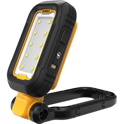 特長：最大1000lmの高照度のLEDライト搭載で3段階切り替え可能な高照度LEDライトです。IP54に準拠した防じん防水性能を装備しています。マグネット付きカラビナ搭載で、吊り下げや貼付けての使用が可能です。電池残量を表示するインジケータ...