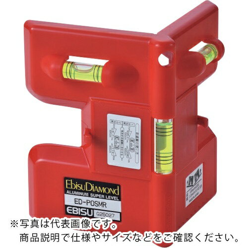 特長：柱・パイプの鉛直出しが簡単に出来ます。6本線気泡管で1/100(1分勾配)・2/100(2分勾配)の測定が出来ます。ABS樹脂製で軽くて丈夫です。取付バンド付きで柱・パイプに固定出来ます。強力磁石付で鉄管工事や鉄骨工事に便利です。蓄光...